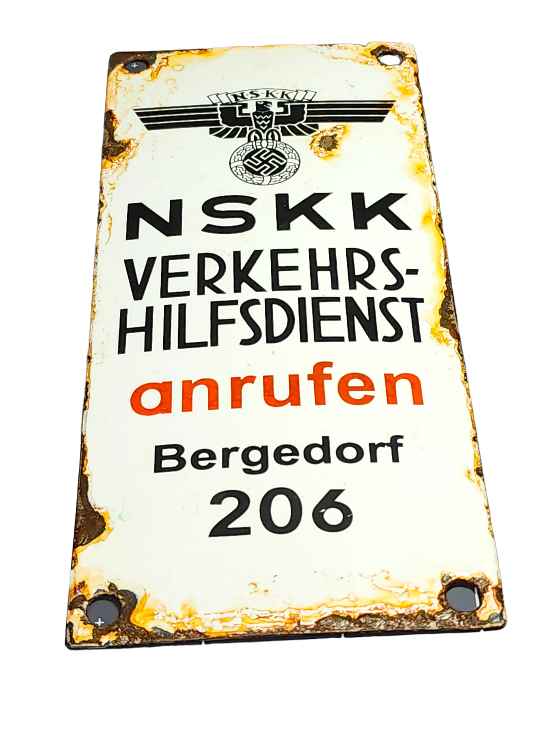 NSKK Enamel Building Sign